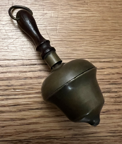 Antique Victorian Brass & Wood Baby Rattle 💗 | eBay