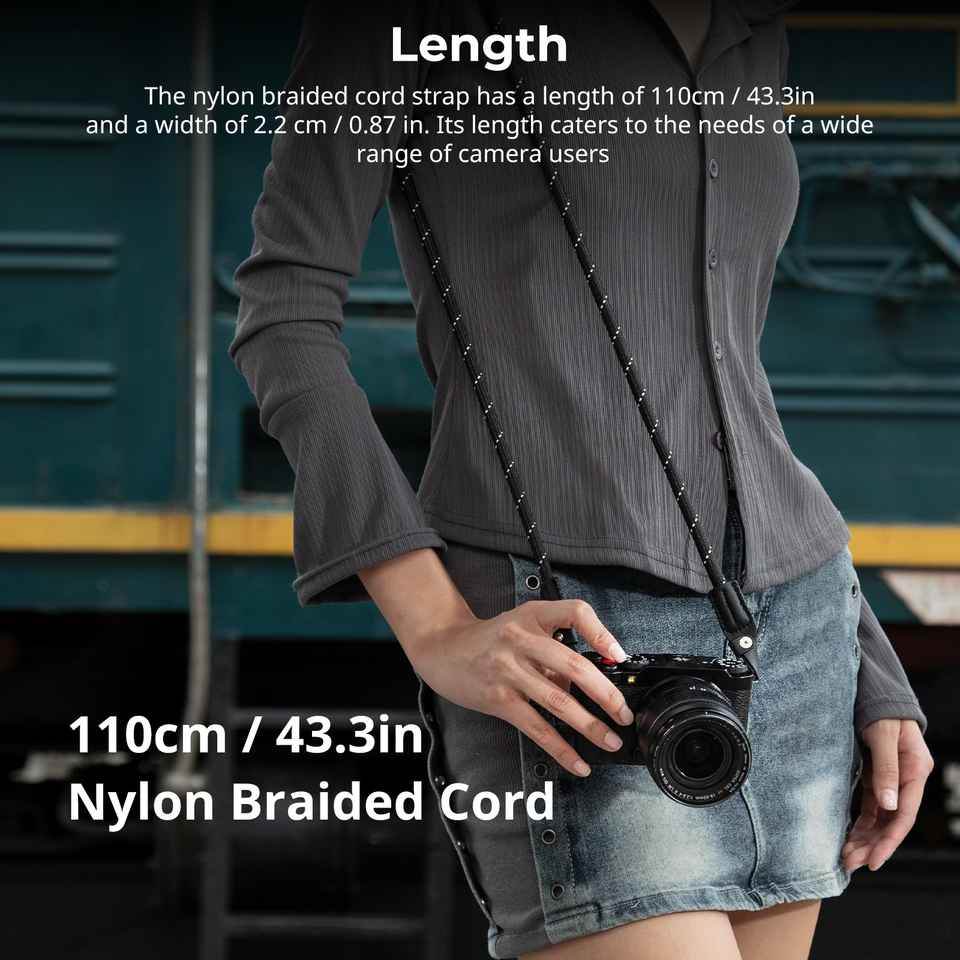 SmallRig Adjustable Braided Shoulder Strap, Camera Neck Shoulder Strap ...