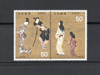 S0395 Japan 1976 art Hikone Screen PAIR MNH | eBay