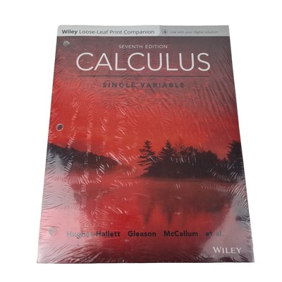 🚨 Calculus Single Variable, Wiley Loose-Leaf Print Companion 7th ...