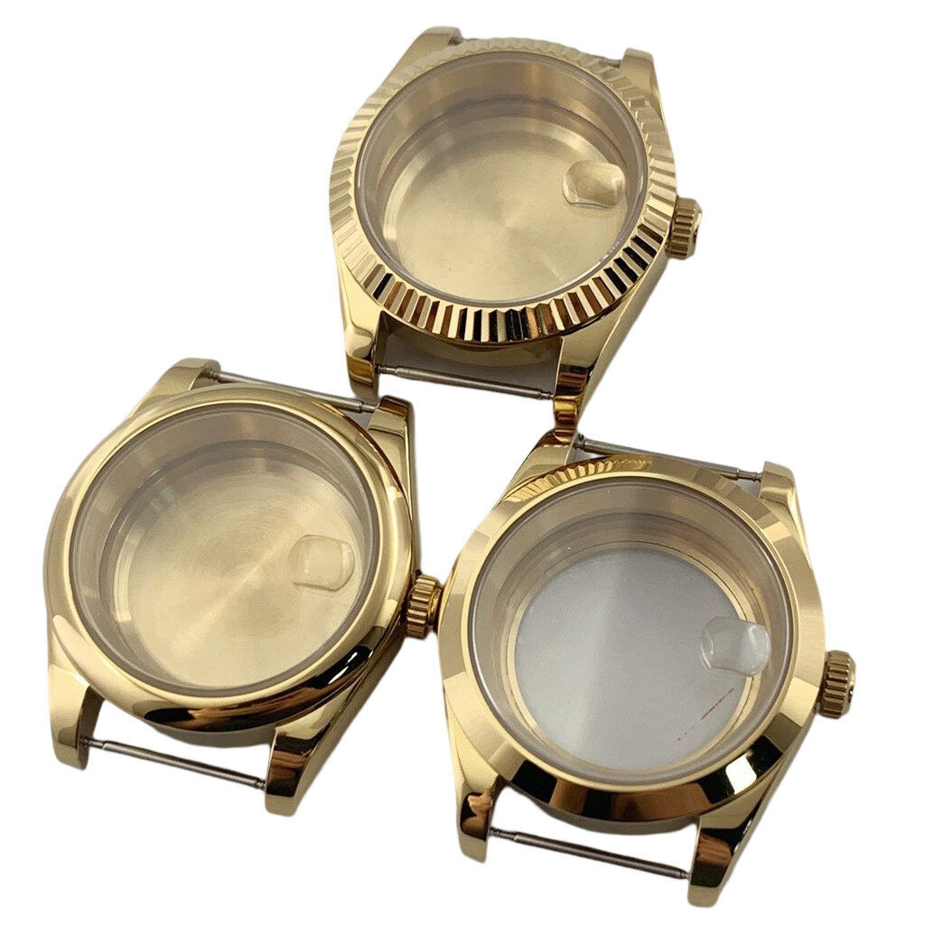 36mm/40mm NH35 NH36 ETA2824/2836 Miyota 8215 821A Gold Sapphire Glass ...