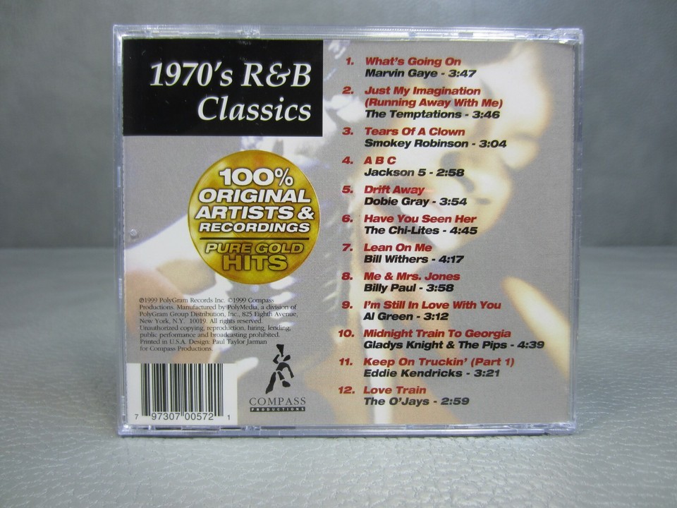 1970's R&B Classics CD Pure Gold Hits | eBay