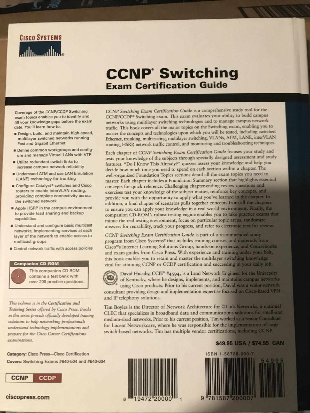 CCNP Switching Exam Certification Guide by David Hucaby and Tim Boyles ...
