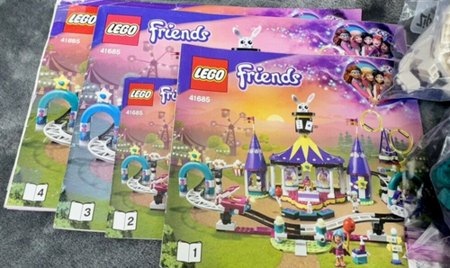 2021 LEGO FRIENDS--MAGICAL FUNFAIR ROLLER COASTER SET 41685 W ...
