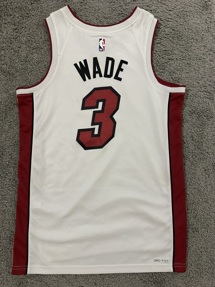 Miami Heat Dwyane Wade #3 Nike Association Edition Swingman Man's Size ...