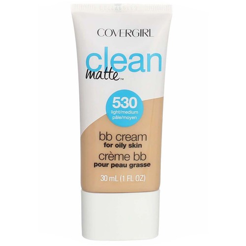CoverGirl Clean Matte BB Cream For Oily Skin, Light/Medium 530, 1 fl oz ...
