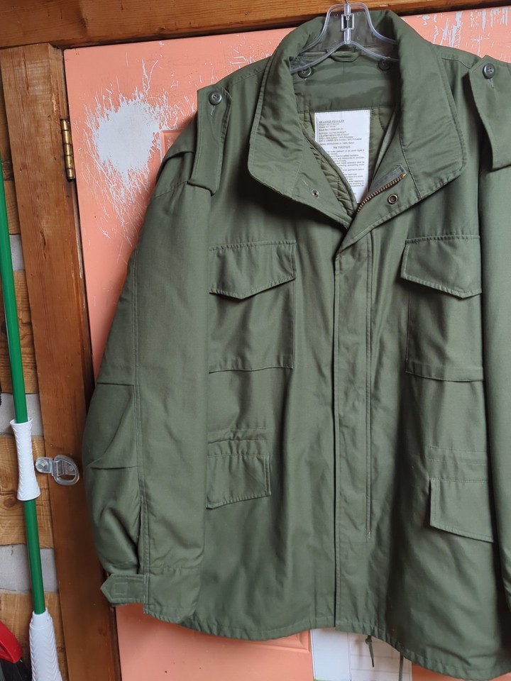 US Army Coat 4XL Field M65 Jacket Hood Rotcho Ultra Force With Liner ...