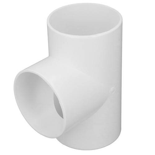 (6in)3 Way Duct Connector PVC T Shape Round Pipe Fitting 3 Holes Hose ...