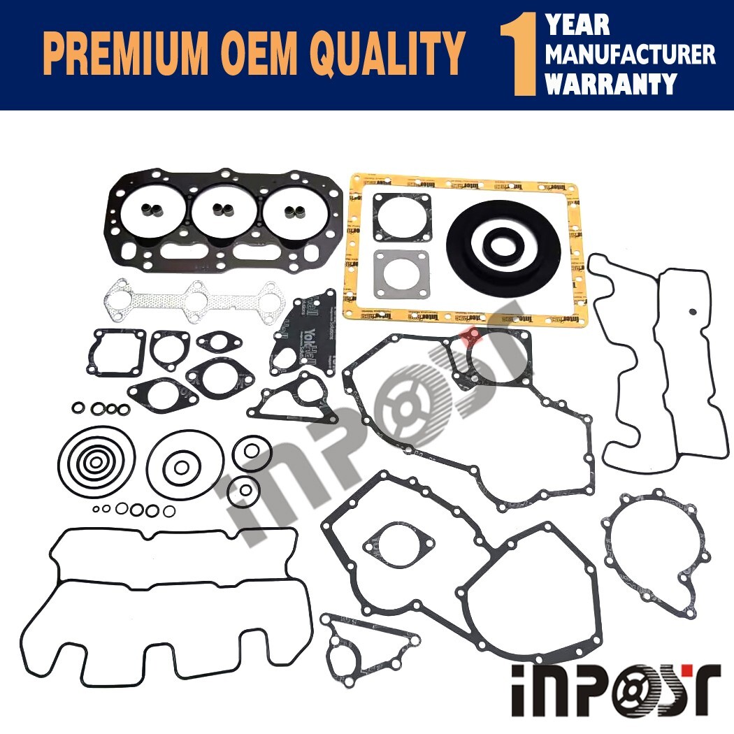 N843H N843T N843L-T Full Overhaul Gasket Kit For Shibaura N843-D N843-C ...