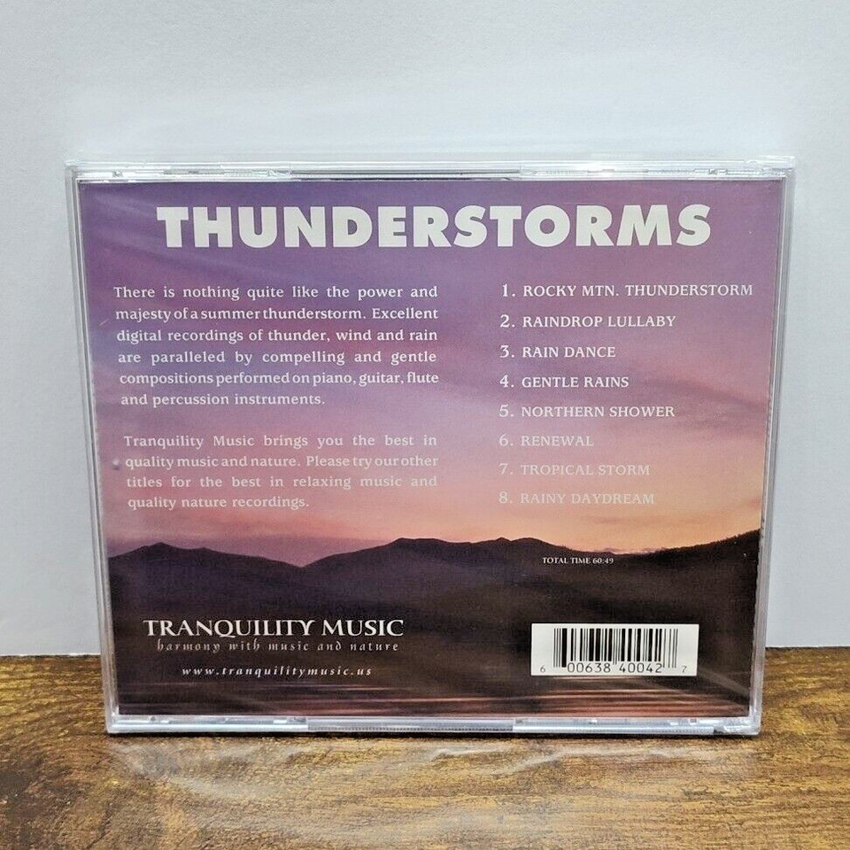 Tranquility Music: Thunderstorms, NEW Sealed CD Harmony Nature Music Relaxation | eBay