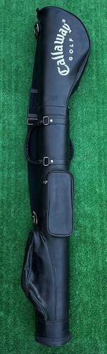 VTG Callaway Black Sunday Golf Carry Caddy Club Case Bag 5-6 Clubs 49 ...