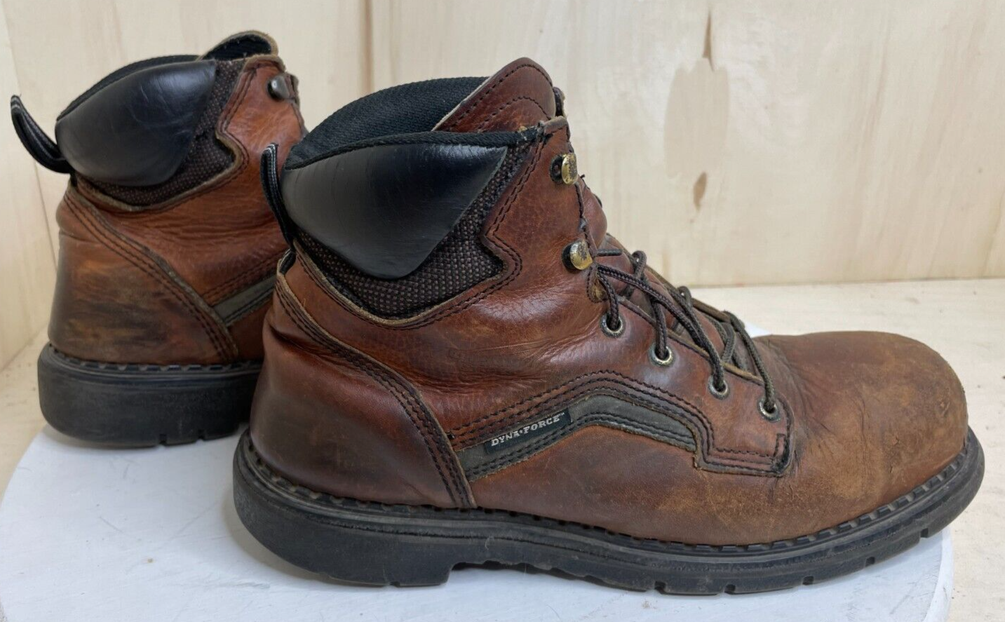 Red Wing 2226 Dyna-Force Made In USA Steel Toe Leather Work Boots Size ...