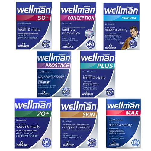 Vitabiotics Wellman Tablets & Capsules - Choose Yours | eBay Australia