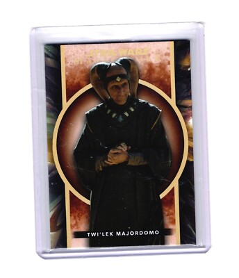 Star Wars 2022 Masterwork card - Twi'lek Majordomo #39 - orange ...