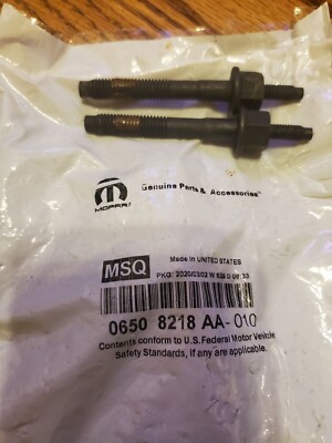 MOPAR Exhaust Manifold Stud Bolts (2) #06508218AA 2004-2008 Jeep Dodge ...