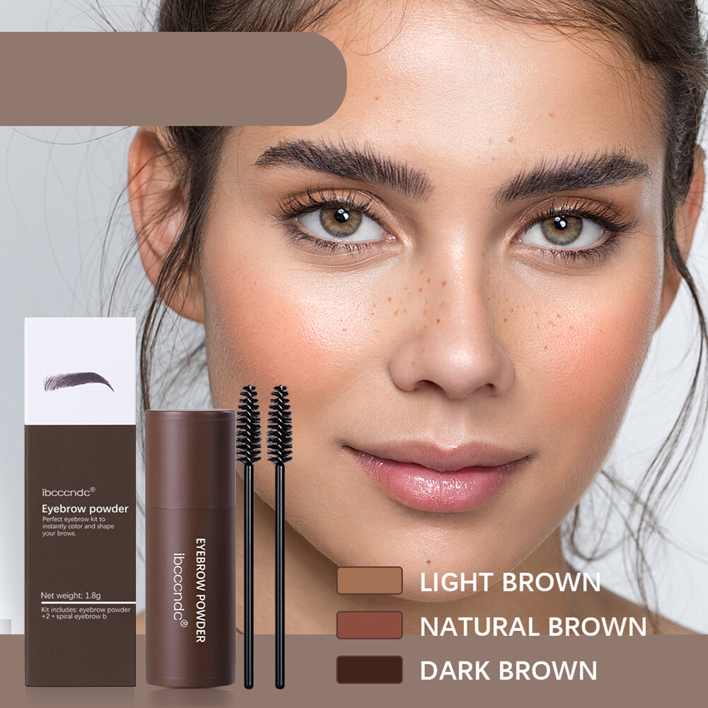 Eyebrow Stamp Shaping Waterproof Brow Powder Hair Line Stick (Dark ...