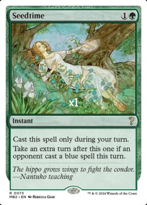 MTG White Border Mystery Booster 2 MB2 Seedtime MINT | eBay