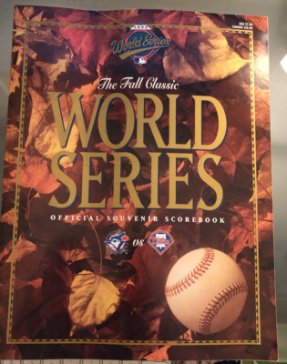 1993 World Series Program | eBay