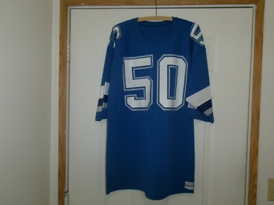 USFL Boston/New Orleans/Portland Breakers Team Issued #50 Blue Jersey ...