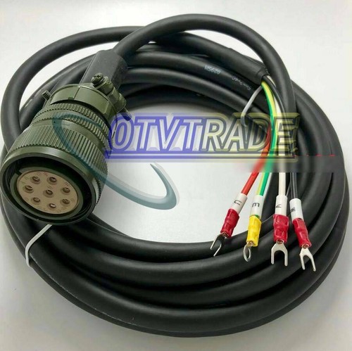 1 x Aviation plug 8 hole MR-J2S-100A/HC-SFS102 motor power cord 5M ...