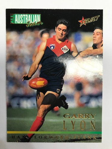 1995 SELECT AFL SERIES 1 ALL AUSTRALIA TEAM CARD AA6 GARRY LYON ...