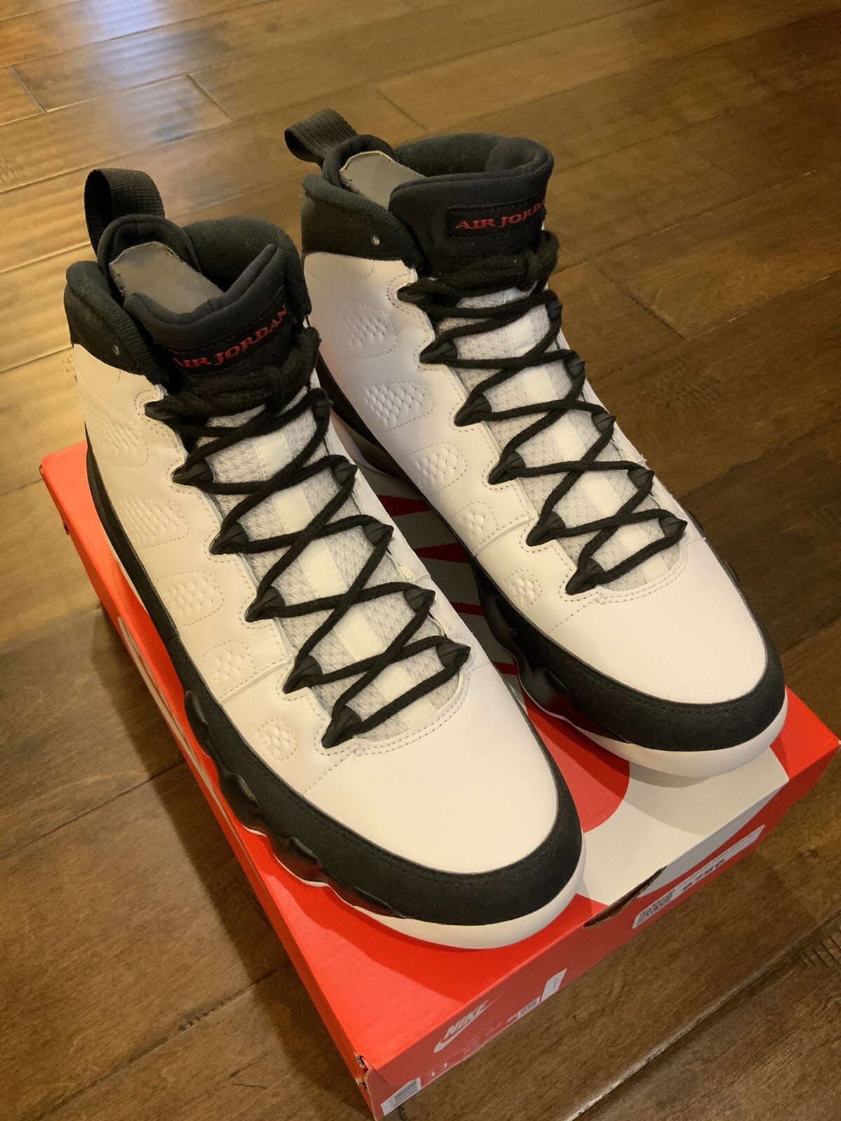 2016 Nike Air Jordan Retro 9 IX “Playoffs” White/Black/Red Size 11 ...
