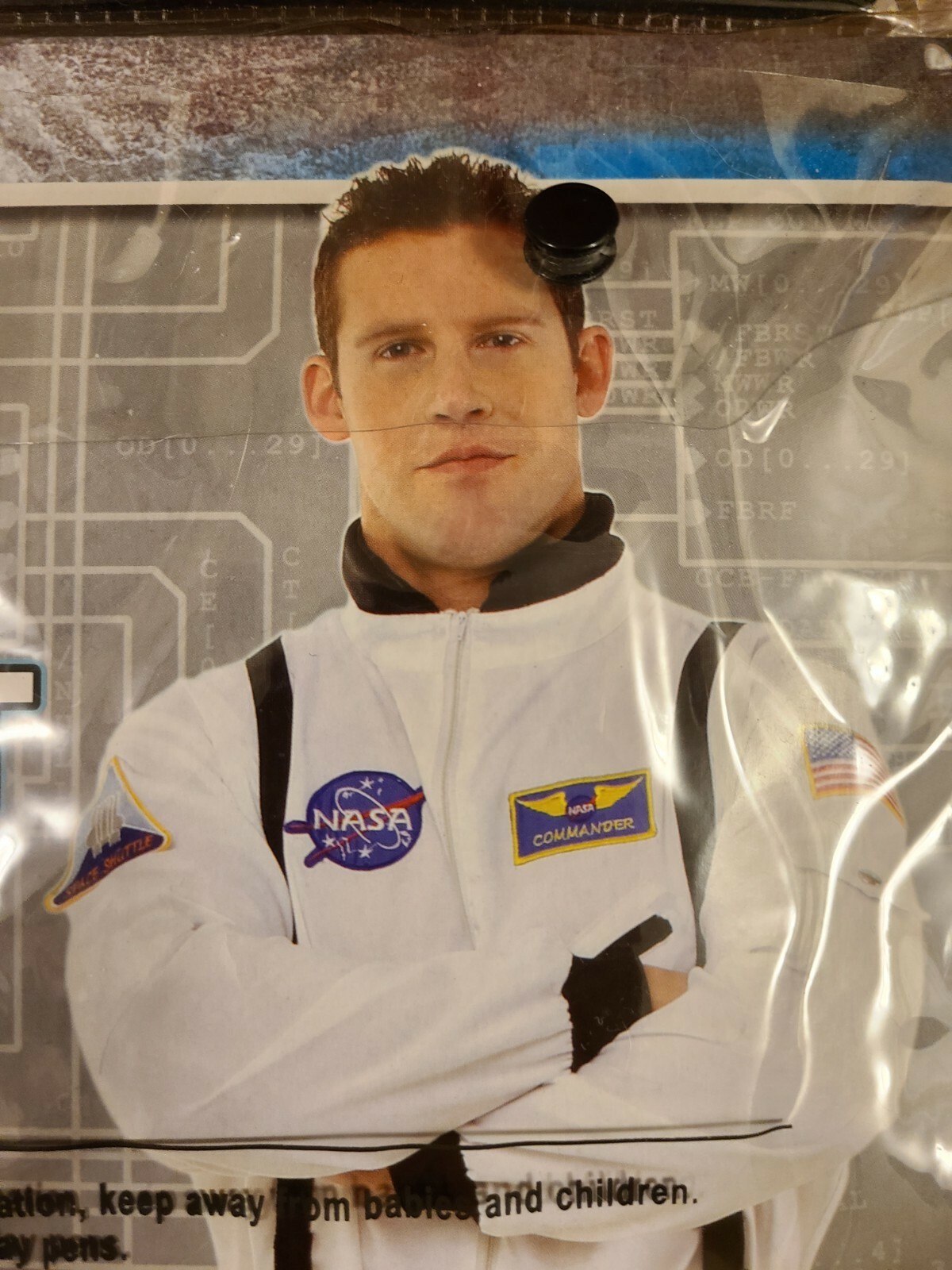Men's Astronaut Costume NASA Space Commander Spirit H… - Gem