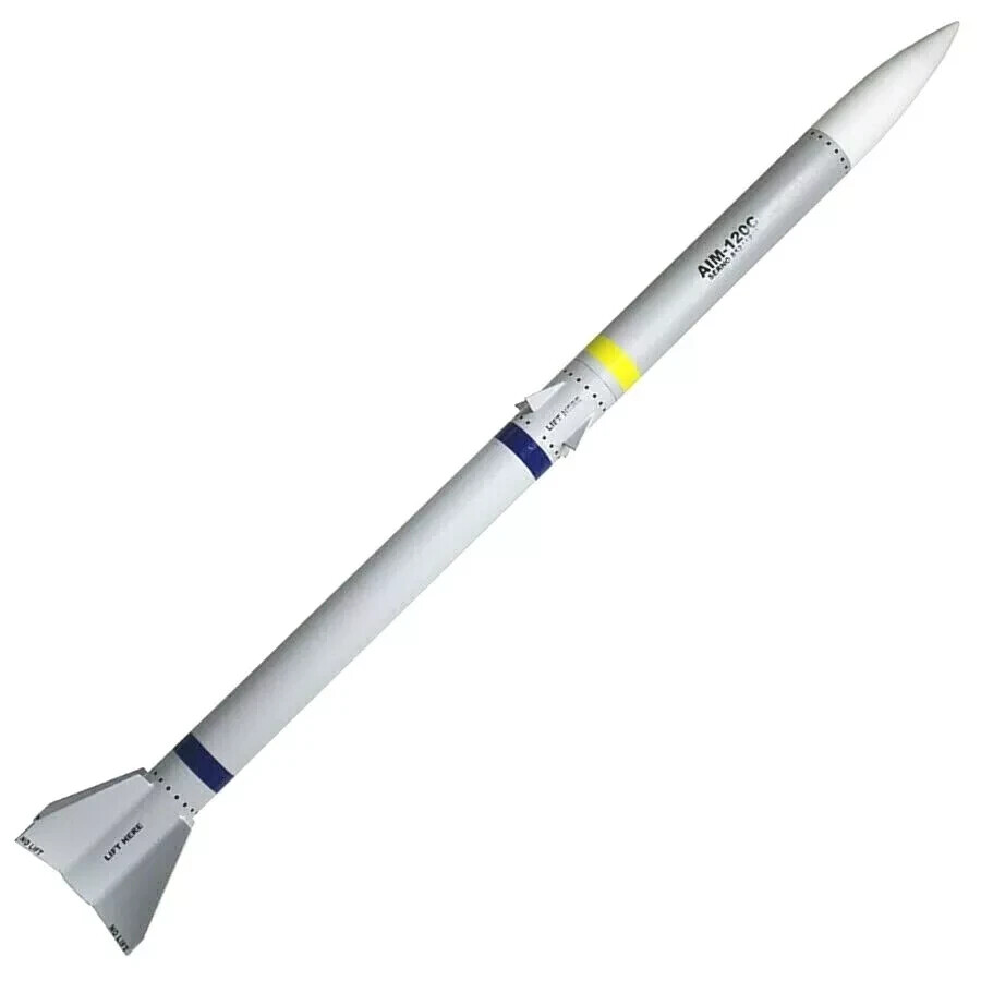 LOC Precision Flying Model Rocket Kit 2.63" AMRAAM AIM-120C -54C LOC ...