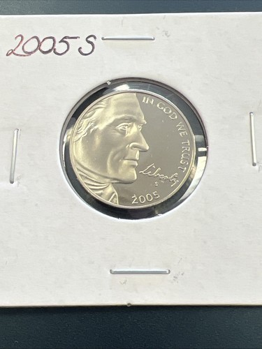 2005 Jefferson Single Bison Nickel 5c Gem Deep Cameo Proof US Coin | eBay