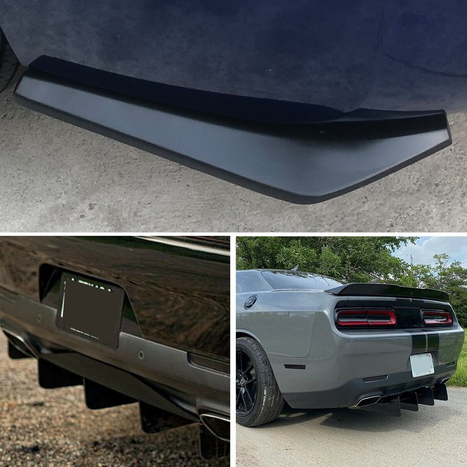 For Acura RLX TL TLX Diffuser Rear + Rear Spats Splitter Bumper Spoiler ...