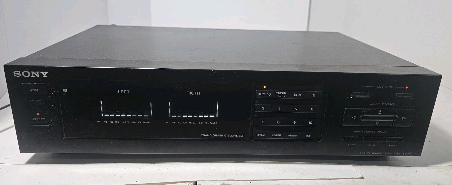 Sony SEQ-711 2 Channel 7 Band Digital Graphic Equalizer | eBay