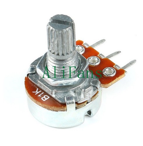 5Pcs 3Pin WH148 Type B1K Ohm Linear Taper Rotary Potentiometer Panel ...