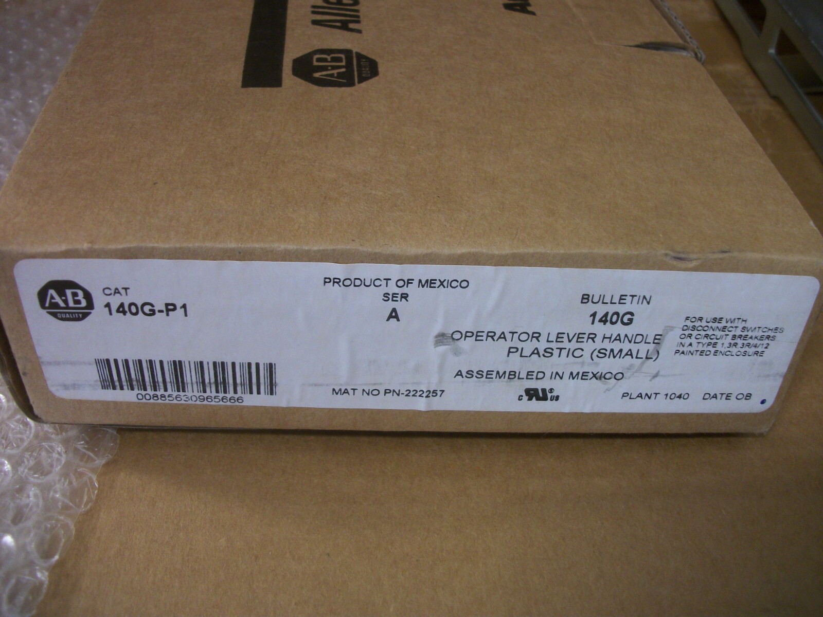 ALLEN-BRADLEY 4FT FLEX CABLE OPERATOR 140G-H-FCX04 NIB | eBay