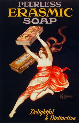 6426.Peerles erasmic soap advertisement Poster.Wall Art Decorative ...
