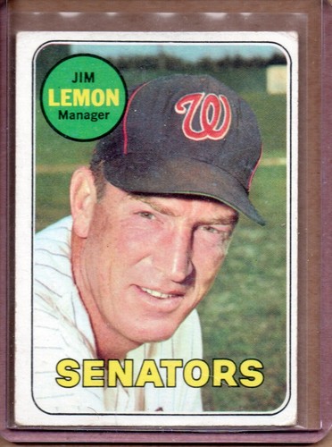 1969 TOPPS JIM LEMON #294 (VG-EX) CREASE FREE | eBay