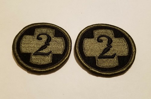 U.S. ARMY 2nd MEDICAL BRIGADE PATCH X 2 New | eBay