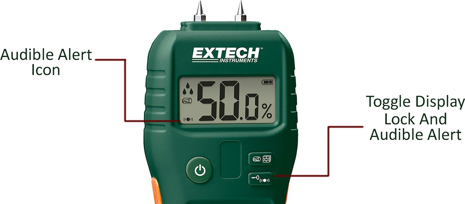 Extech MO50 Compact Pin Moisture Meter | eBay