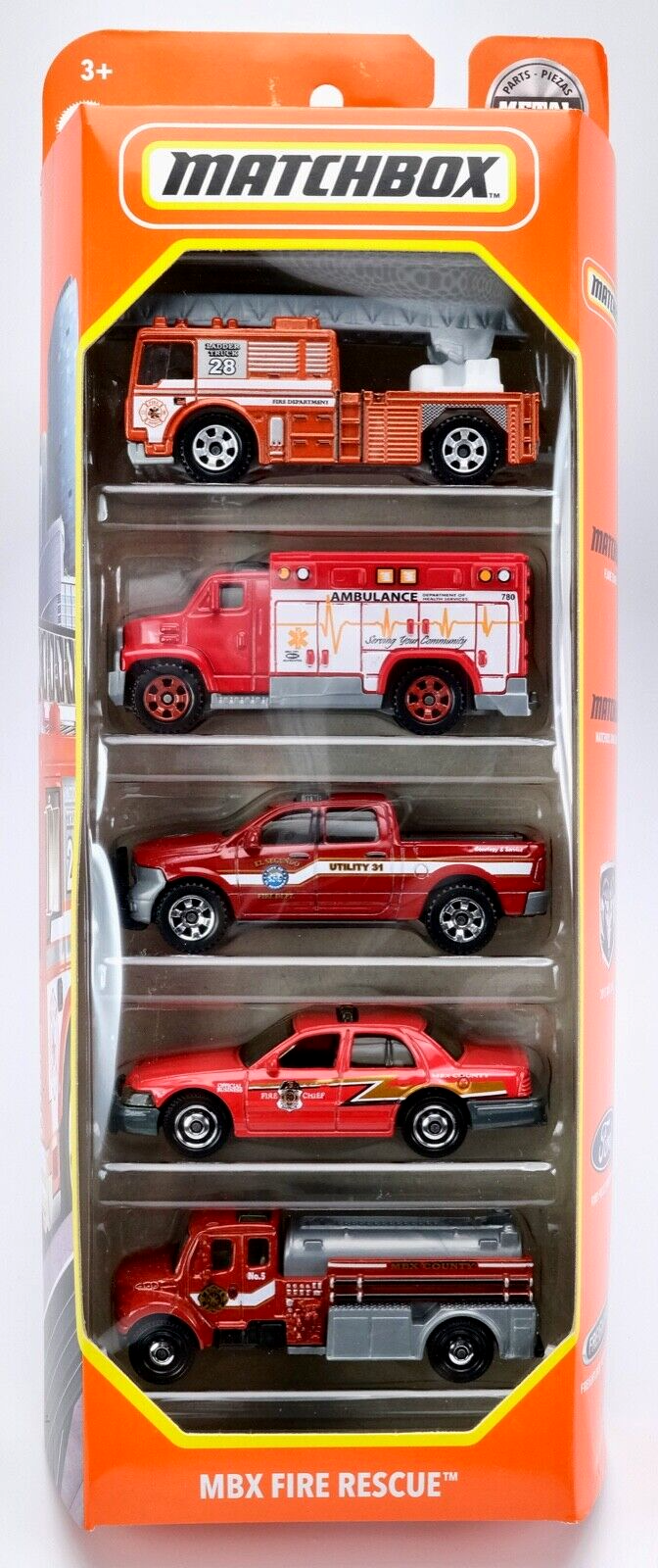 Matchbox Fire Trucks 5 Pack