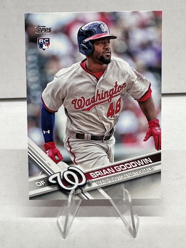 2017 Topps Series 1 Baseball Card #289 Brian Goodwin RC Washington ...