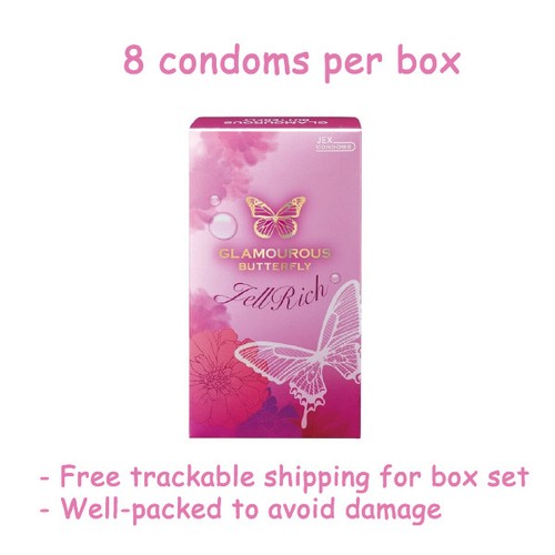 Jell Rich Lubricated Condom Extra Lubricant Ultra Smooth Japanese JEX ...