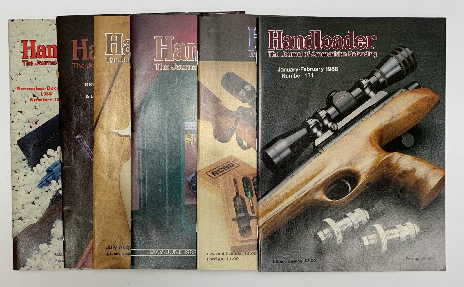 1988 Handloader The Journal Of Ammunition Reloading Magazine Full Year ...