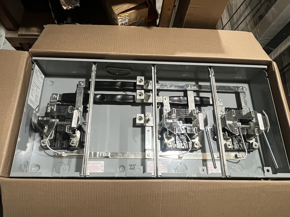 Siemens 3 Gang Meter W/ 3 Lever Bypass 484053-023NU | eBay