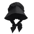 Black Colonial Bonnet Puritan Amish Victorian prairie history school ...
