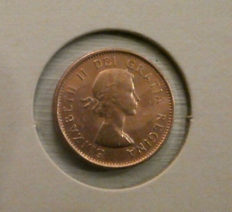 Elizabeth II Dei Gratia Regina coin Canada 1 Cent 1961 | eBay