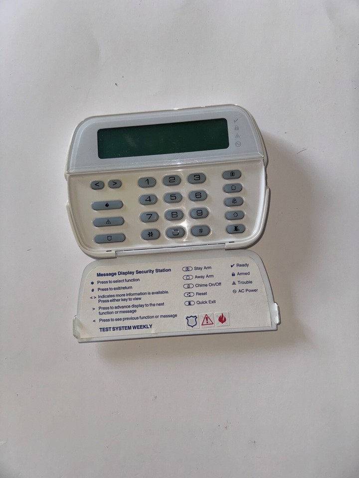 DSC RFK5500 Full Message Keypad with 433 MHz Wireless Receiver - Pre Owned | eBay