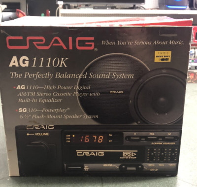 Craig ag1110 Stereo Cassette Player AM FM Radio 2 SG310 Powerplay ...