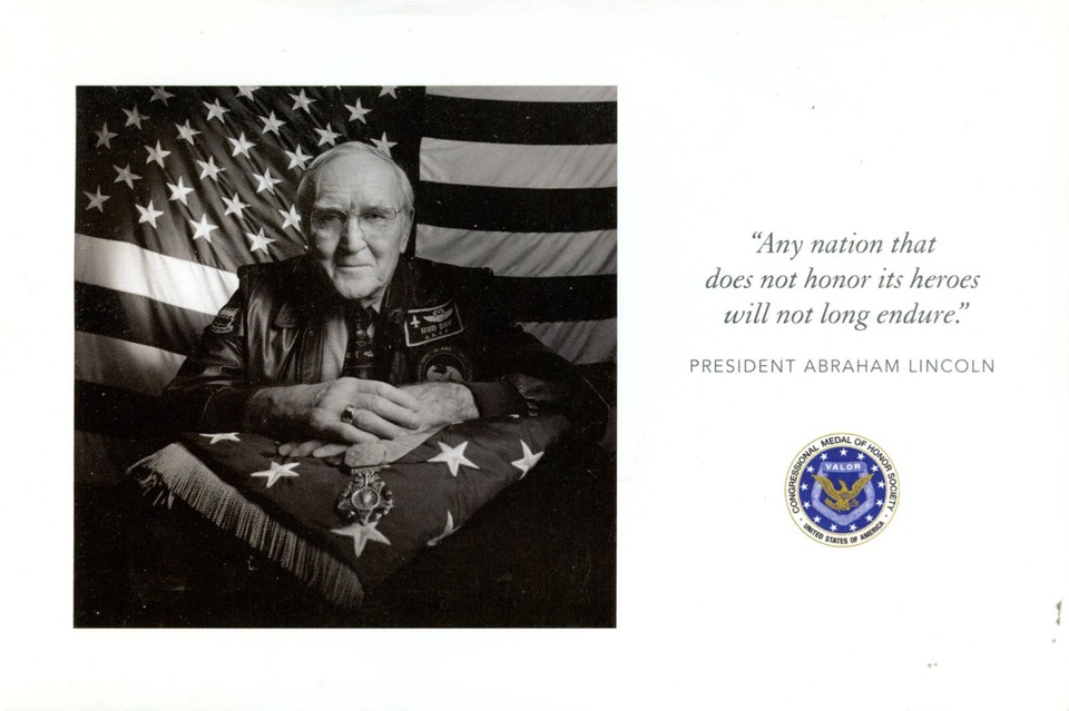 COL. BUD DAY WWII, KOREAN, & VIETNAM USAAF MOH S CARD ON HIM (RJ437) | eBay