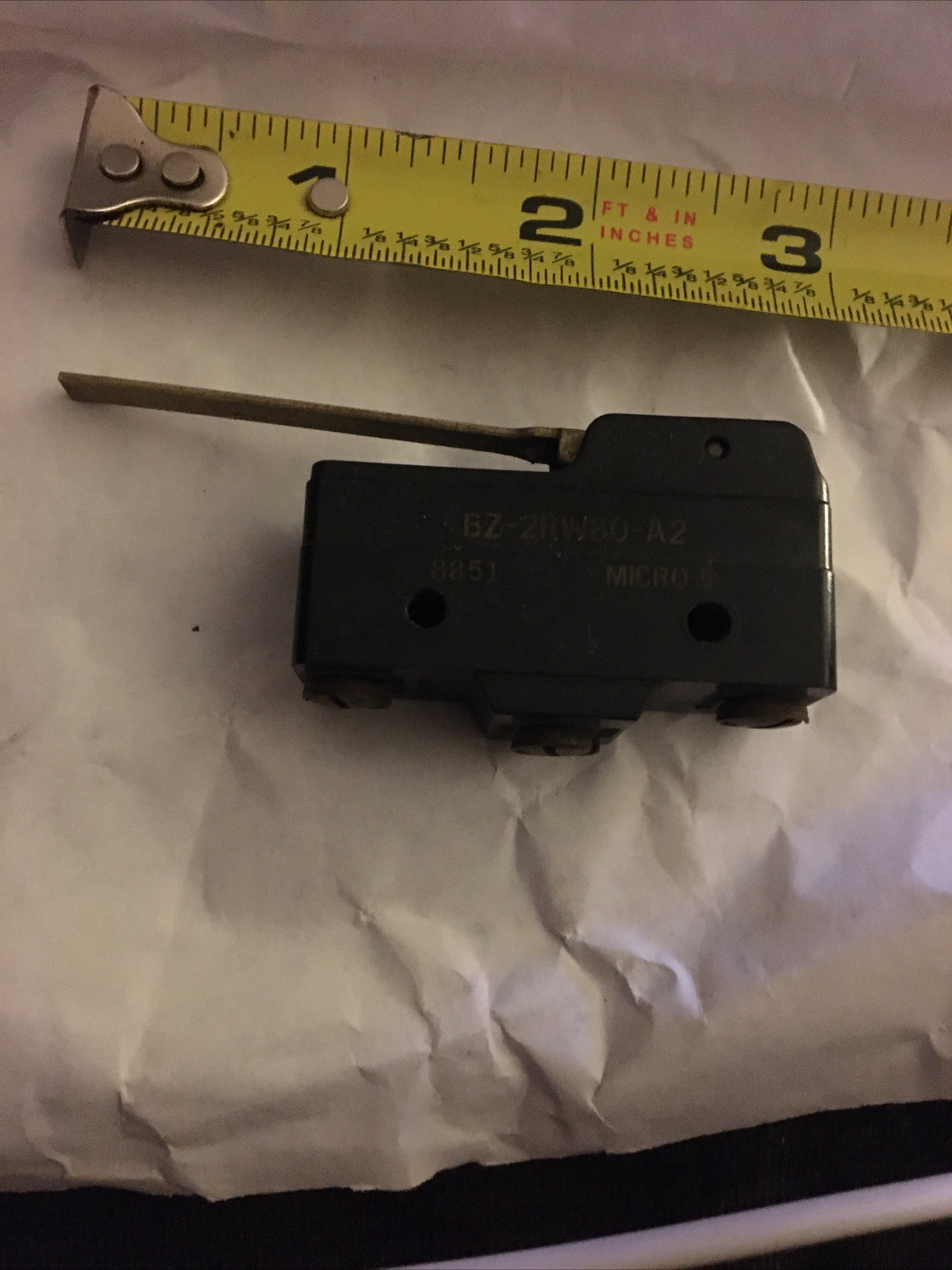 Micro Switch Limit NEC 16A 250V BZ-2RW80-A2 | eBay