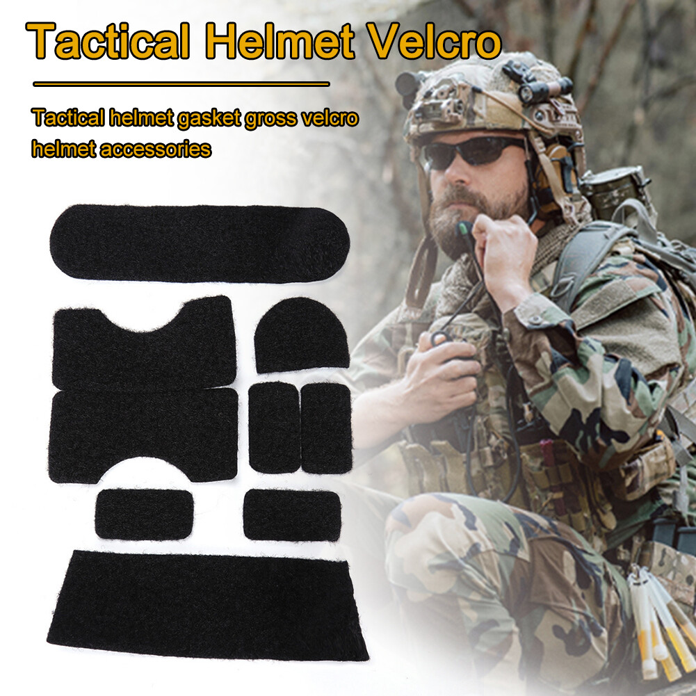 9pcs/set DIY Sticker Convenient Helmet Patches Sticky Accessories ...