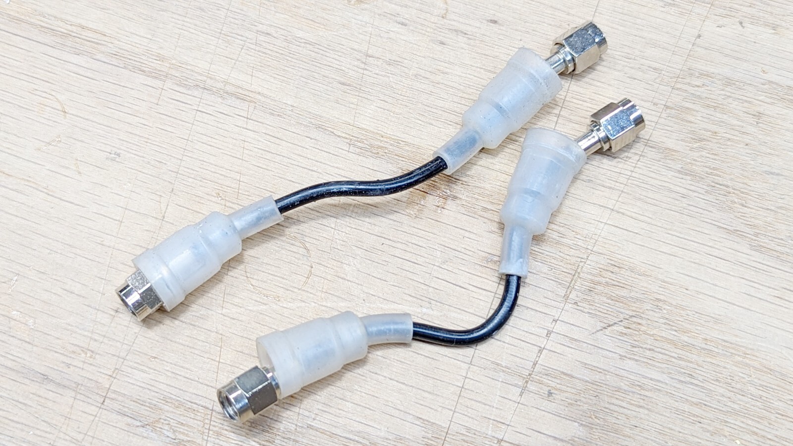 2lot SMA Male RP to SMA Male RP RG-174 Coax rubber boot Low Loss Jumper ...